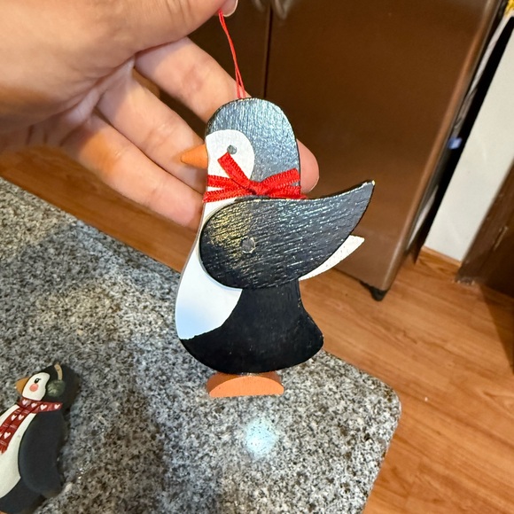 Holiday | Festive Penguin Ornaments Set Of 2 | Poshmark